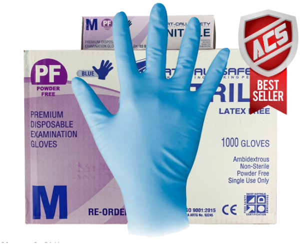 Nitrile Powder Free Gloves Box/100 | At-Call Safety