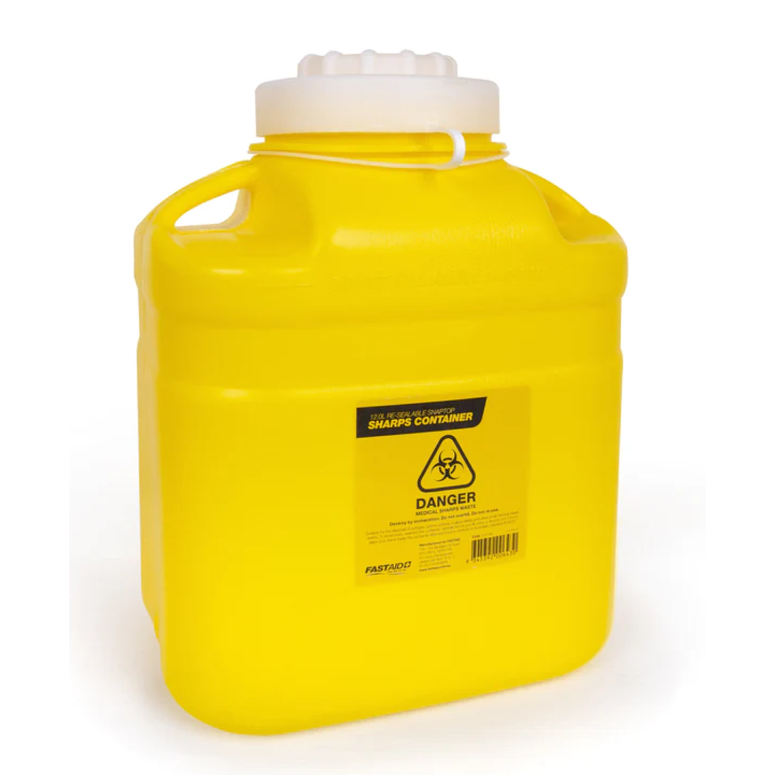 Sharps Metal Safe 2L - Includes 2 Square 2L Plastic Sharps Containers ...
