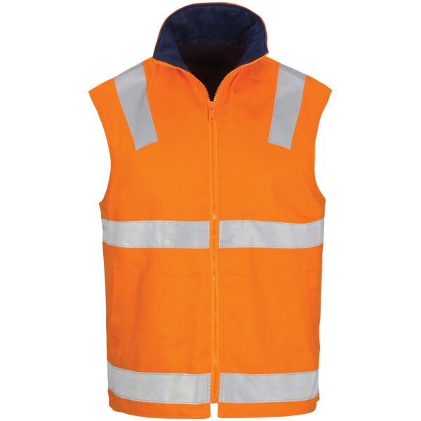 Hi-Vis Day/Night Elastic Waist Safety Vest with Zip | At-Call Safety